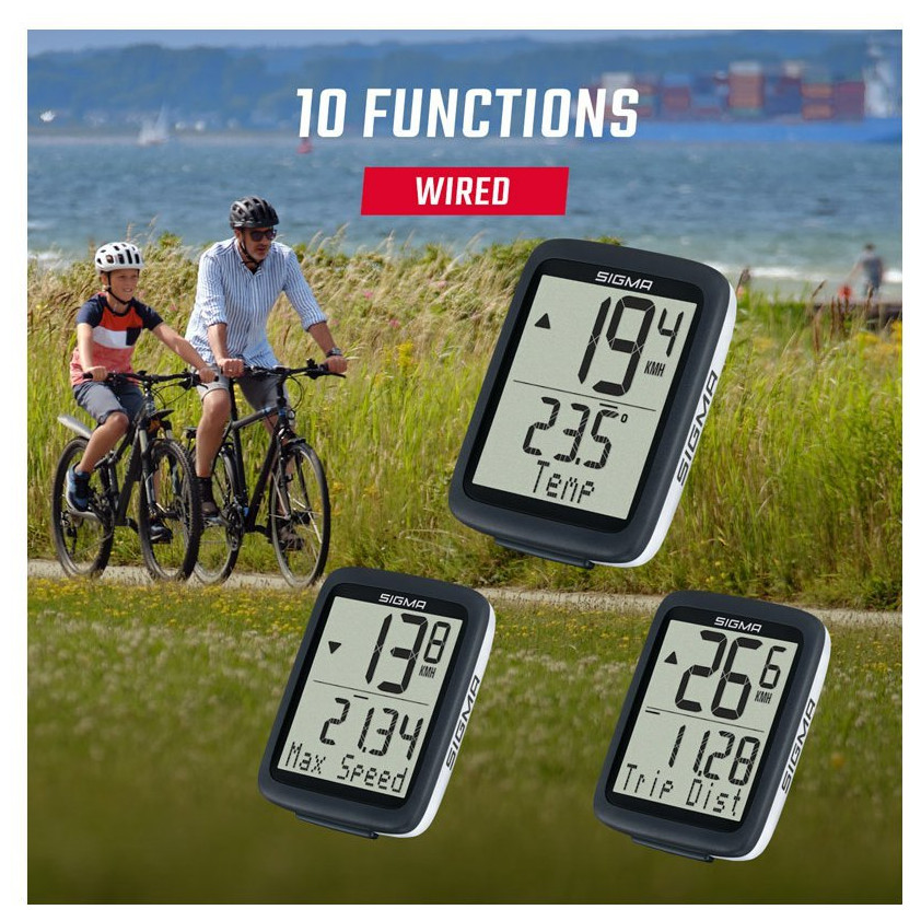 Cyklocomputer Sigma BC 10.0 WR | 4camping.cz