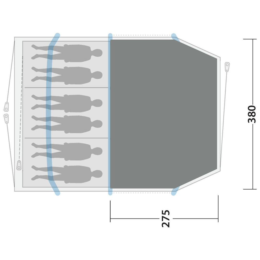 Koberec ke stanu Outwell Flat Woven Carpet Starhill 6 | 4camping.cz
