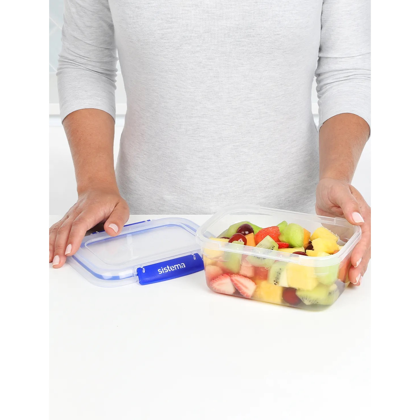 Box na potraviny Sistema Rectangle Klip It Plus 1l | 4camping.cz