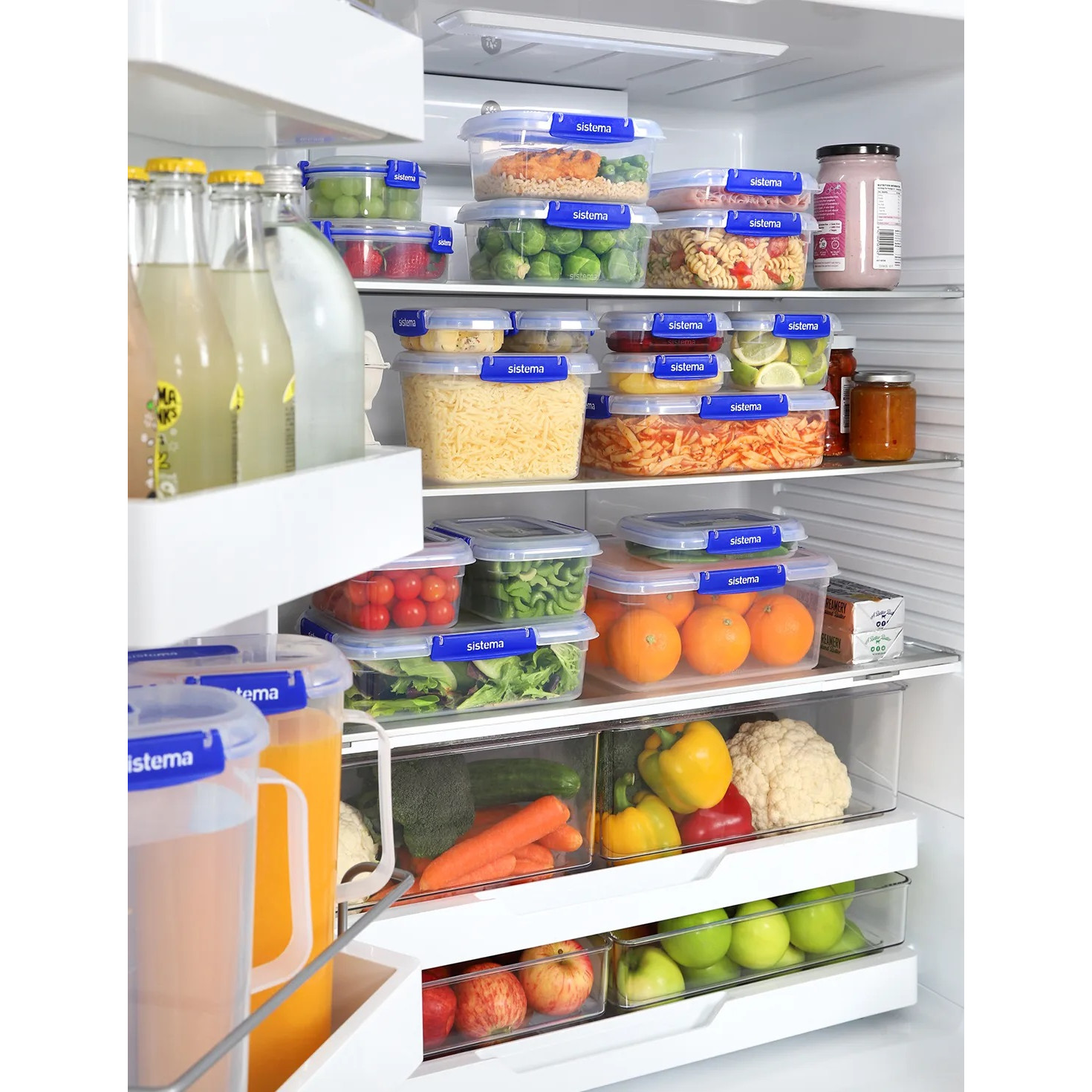 Box na potraviny Sistema 6 Pack Essentials Klip It Plus | 4camping.cz