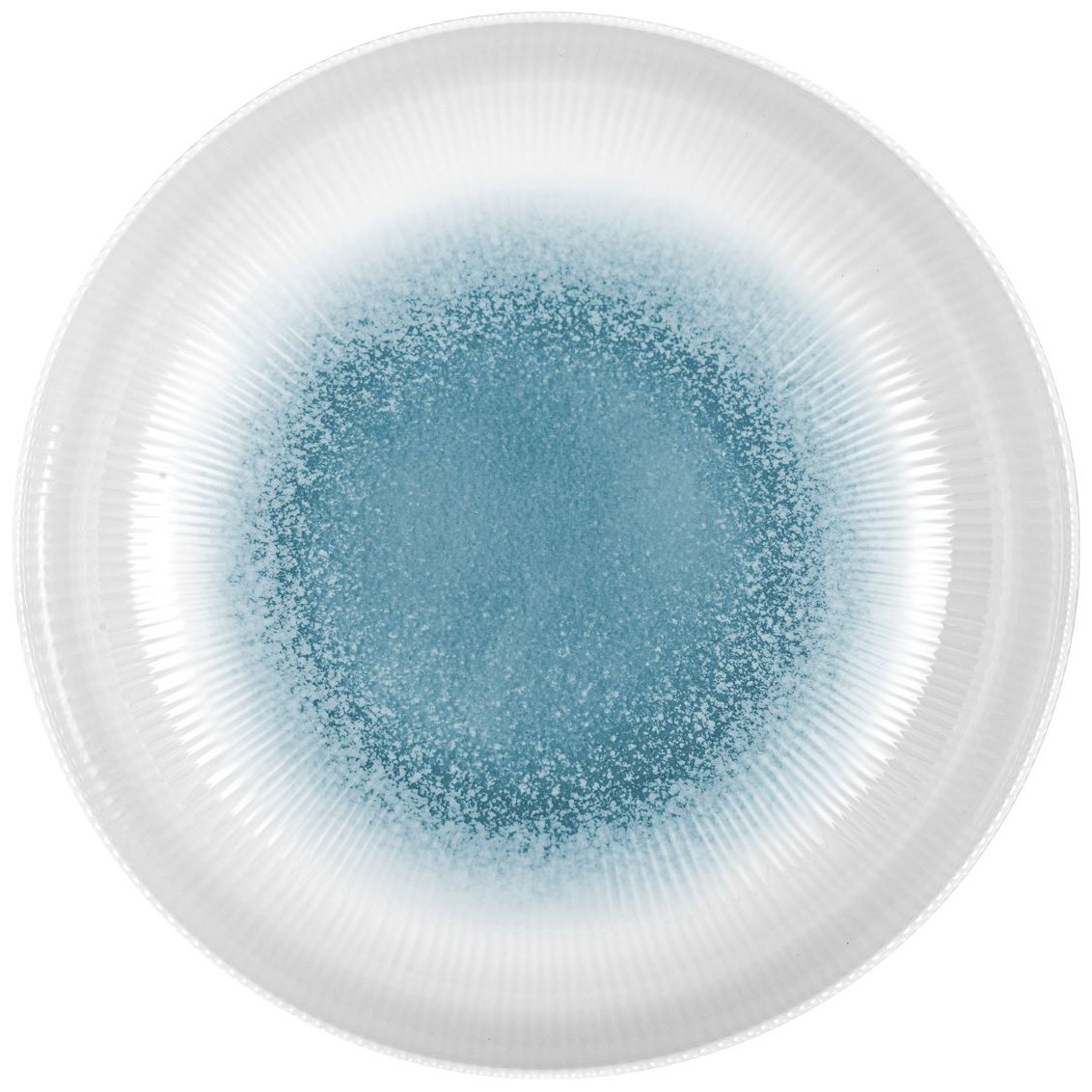 Talíř Brunner Deep plate white-blue | 4camping.cz
