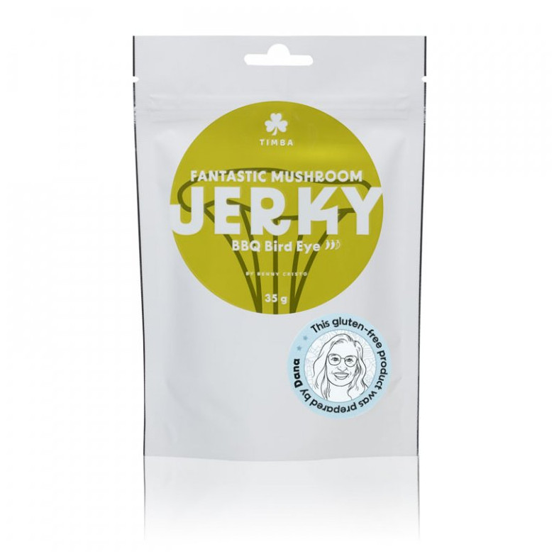 Houbové jerky Timba Mushroom Jerky - BBQ Bird Eye | 4camping.cz