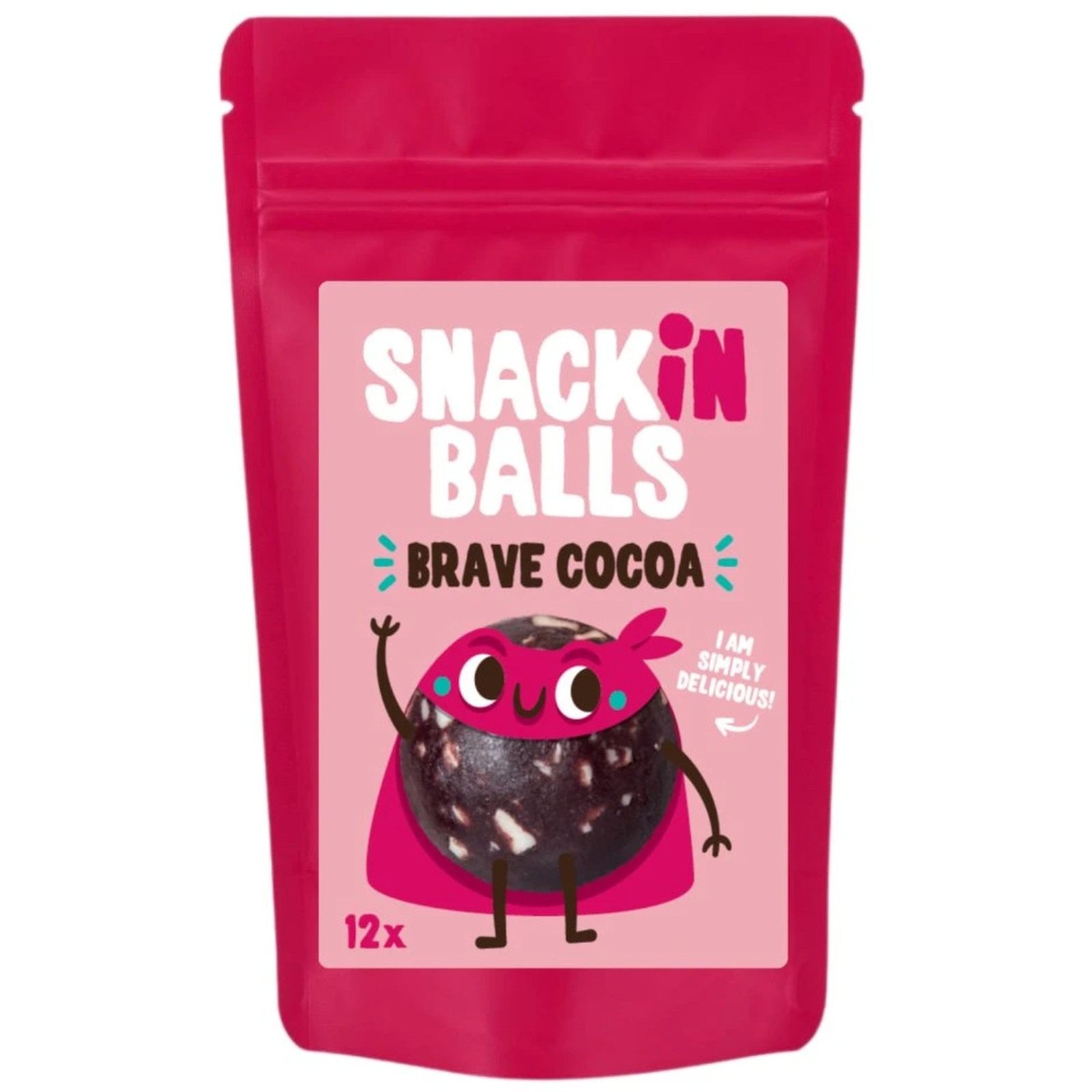 Sportovní výživa SNACKin BALLS Brave Cocoa 156 g | 4camping.cz