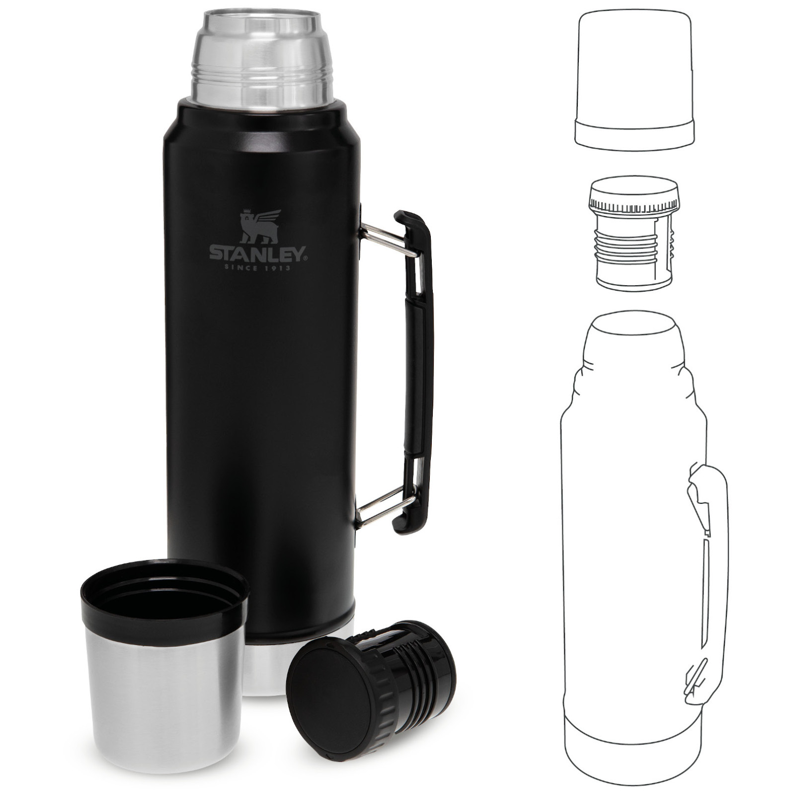 Termoska Stanley CS Legendary Classic 1l | 4camping.cz